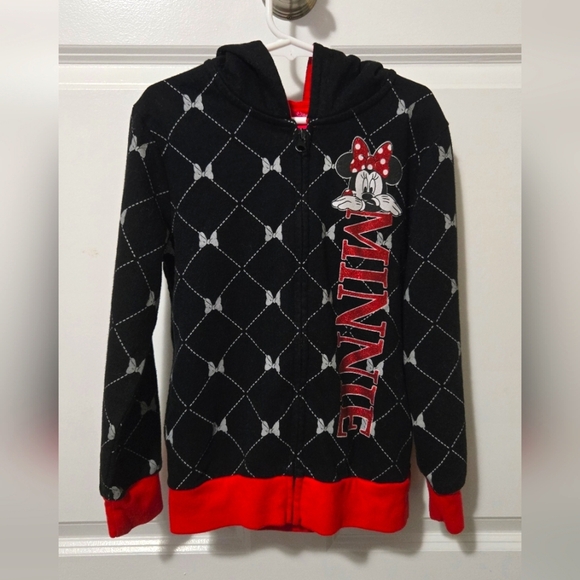 Disney | Jackets & Coats | Disney Minnie Mouse Hooded Jacket | Poshmark